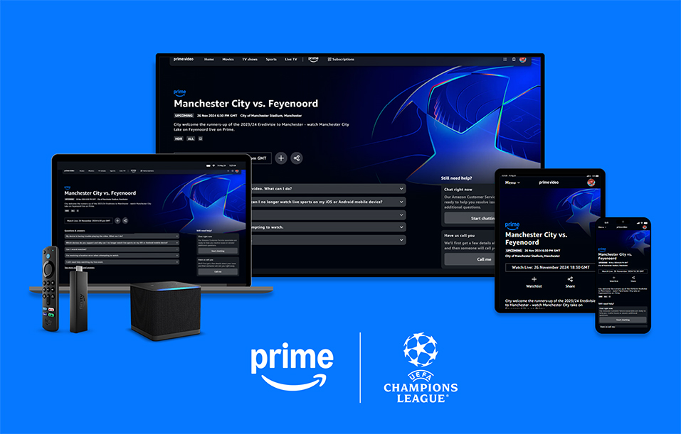 How to watch UEFA Champions League on Prime Video